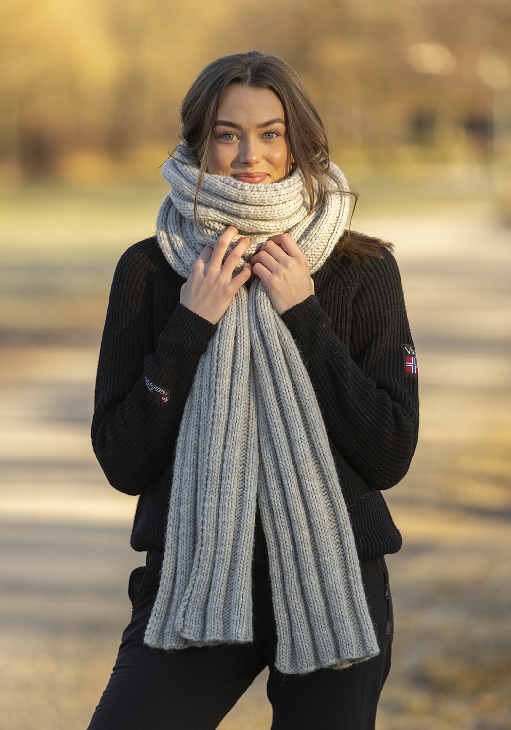 k-2404-17 "Anore"-skjerf - Viking Garn