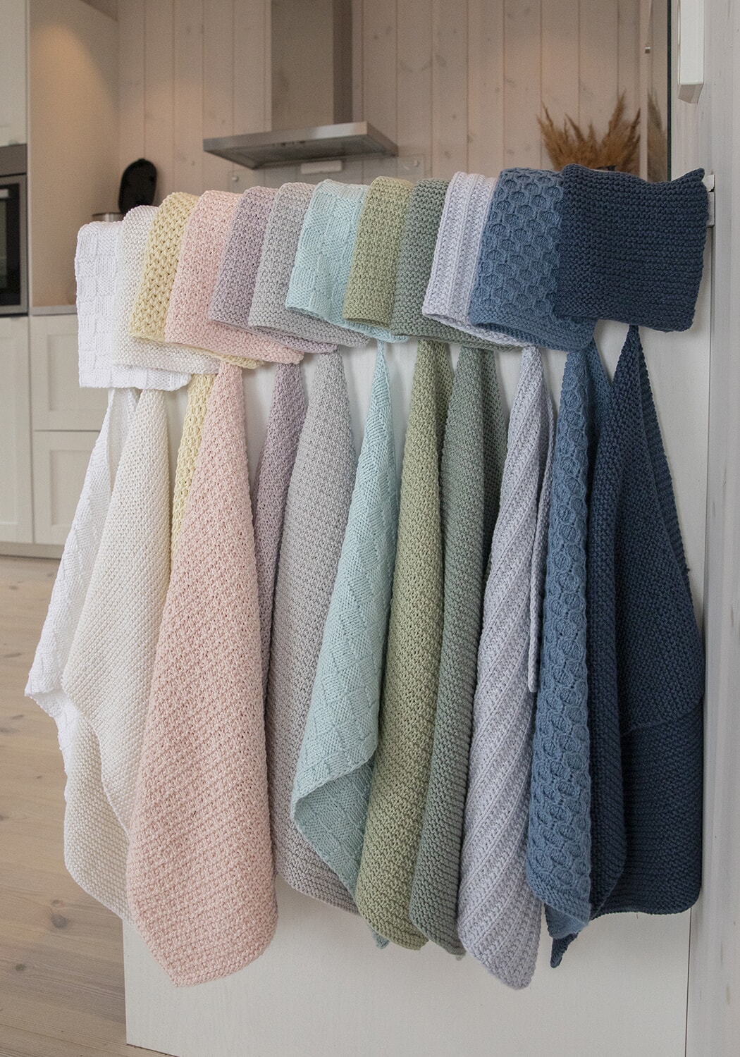 k-2427-18b "Leia"-kjøkkenhåndkle og klut - Viking Garn