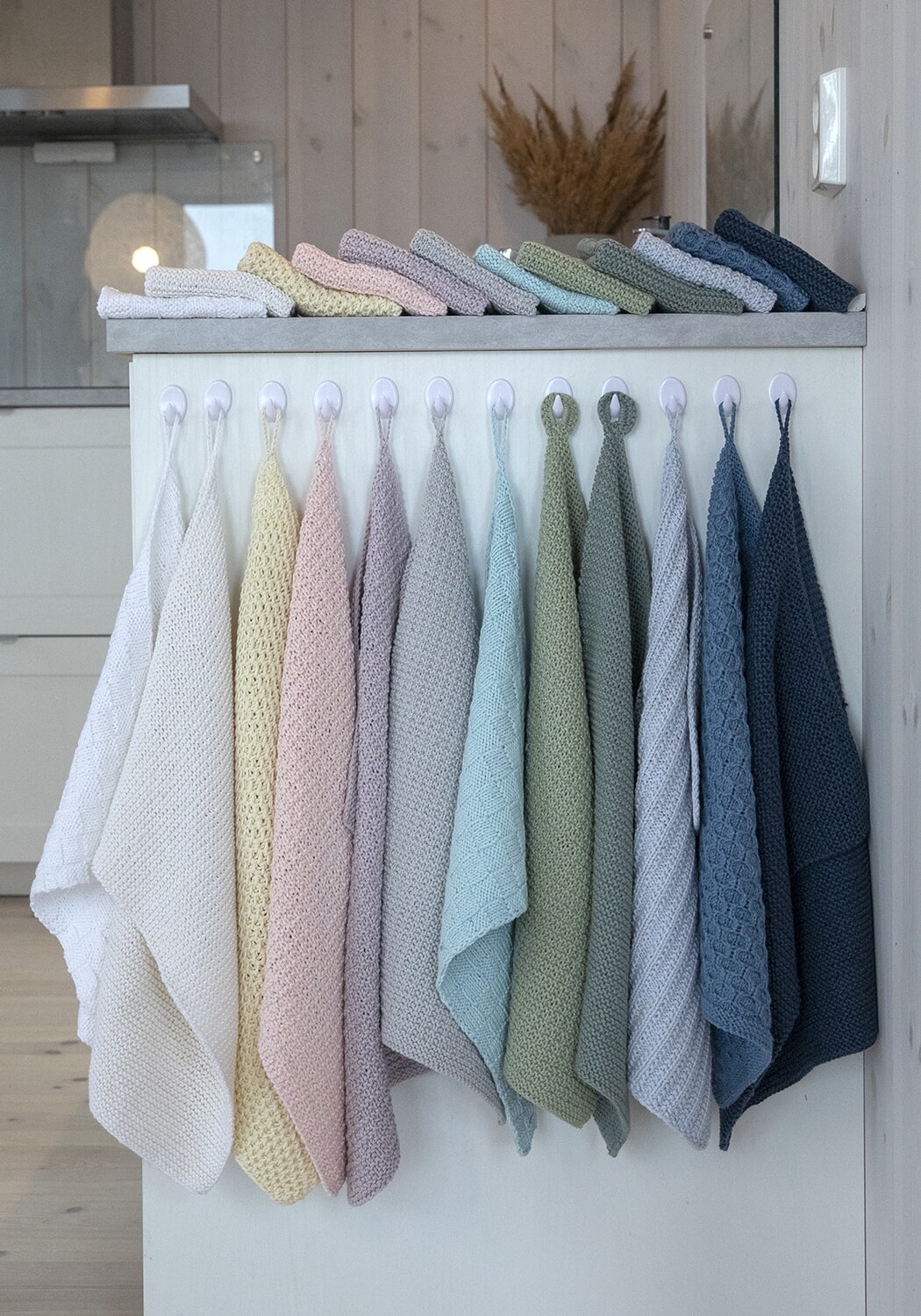 k-2427-18e "Leia"-kjøkkenhåndkle og klut - Viking Garn