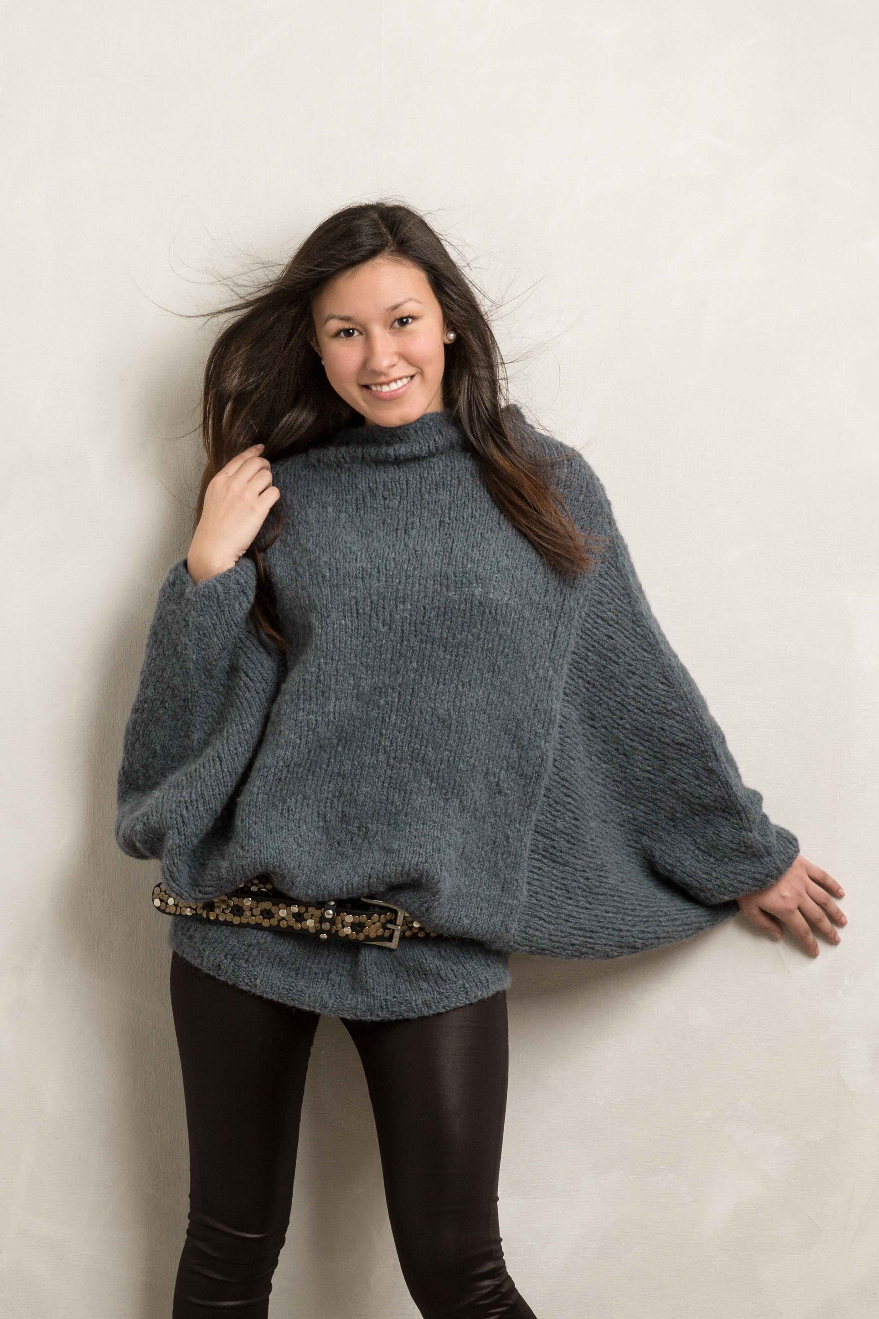 1417-3 Poncho - Viking Garn