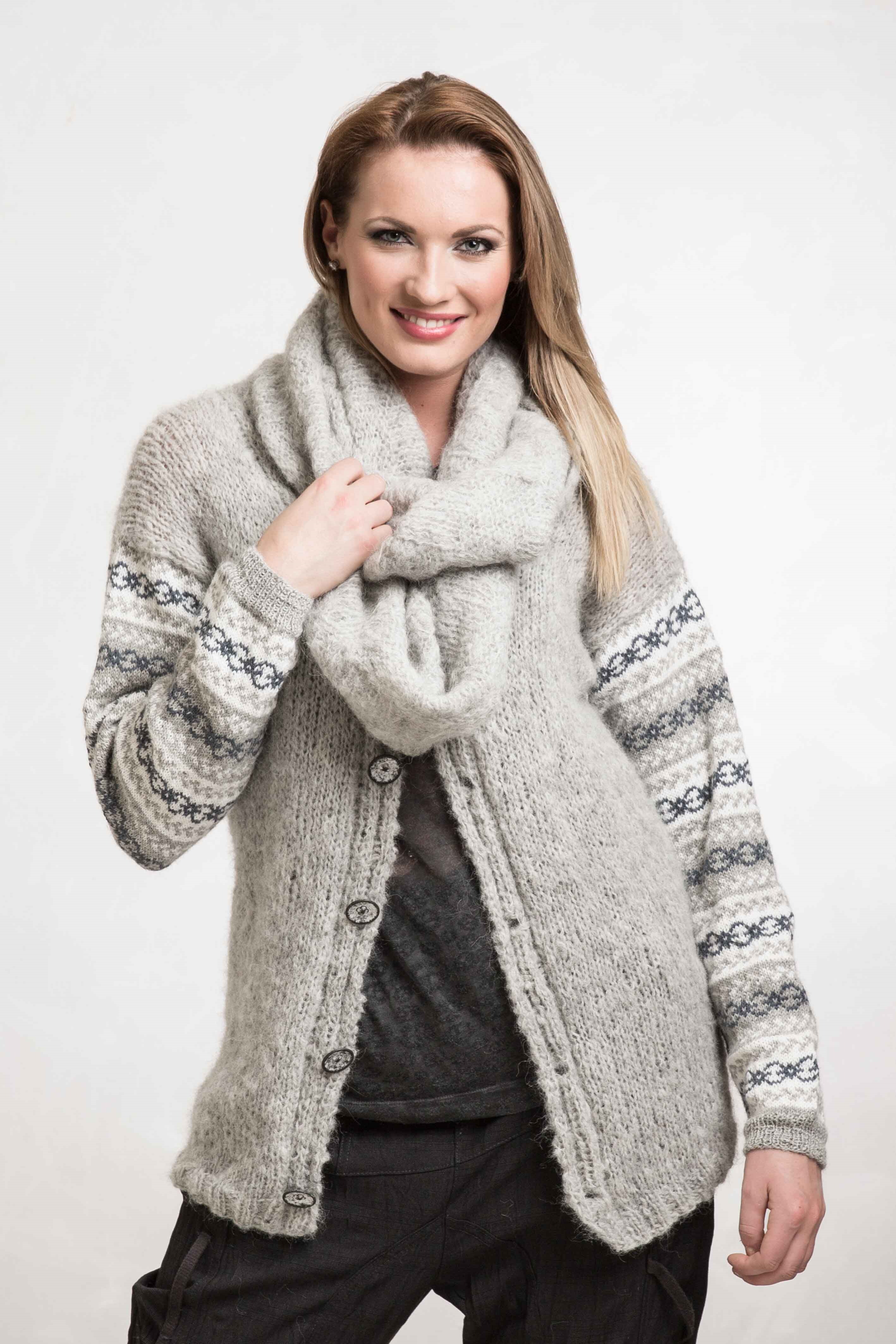 1418-4 Jakke - Viking Garn