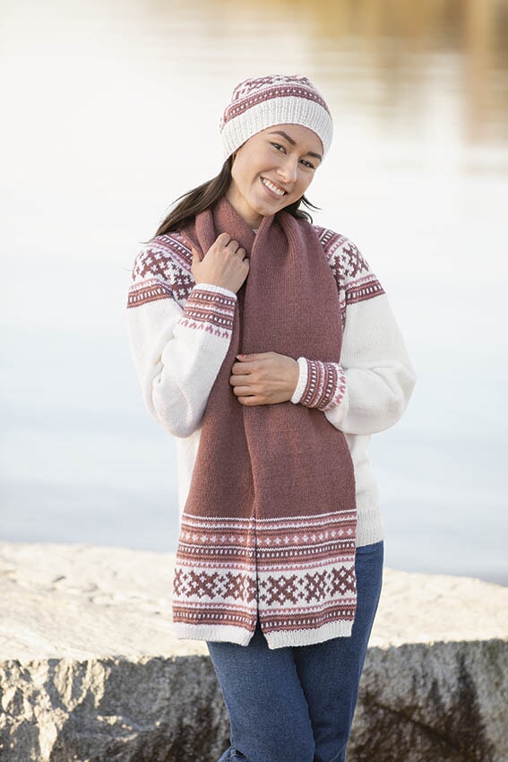 2001-1b Kaisa-skjerf - Viking Garn