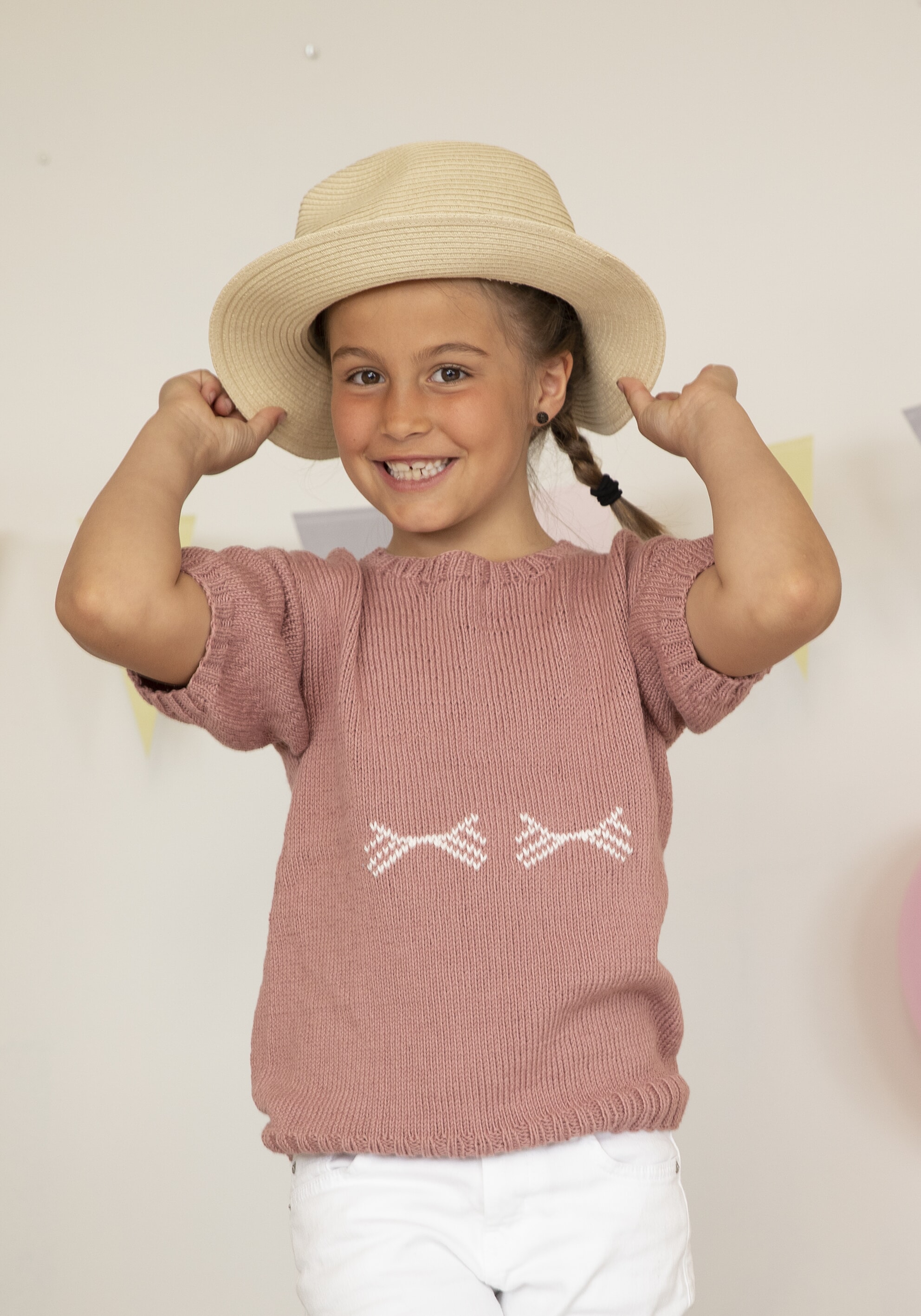 2222-8b Sukkerspinn-t-skjorte - Viking Garn