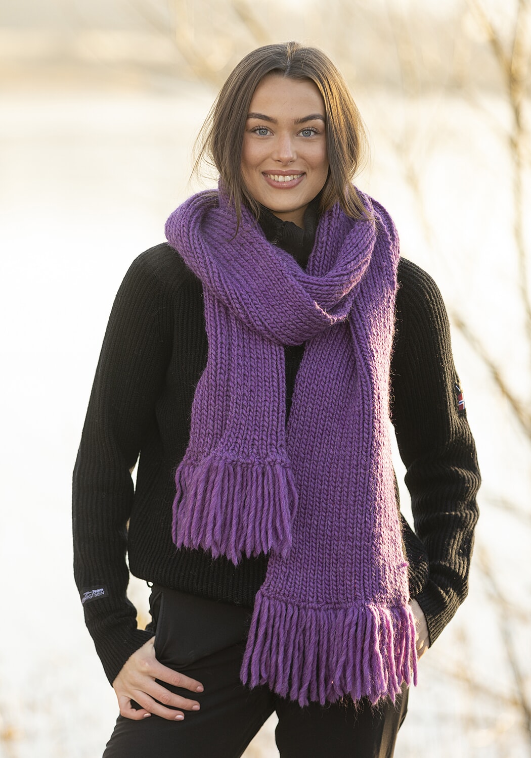 k-2404-22a "Ellia"-skjerf - Viking Garn